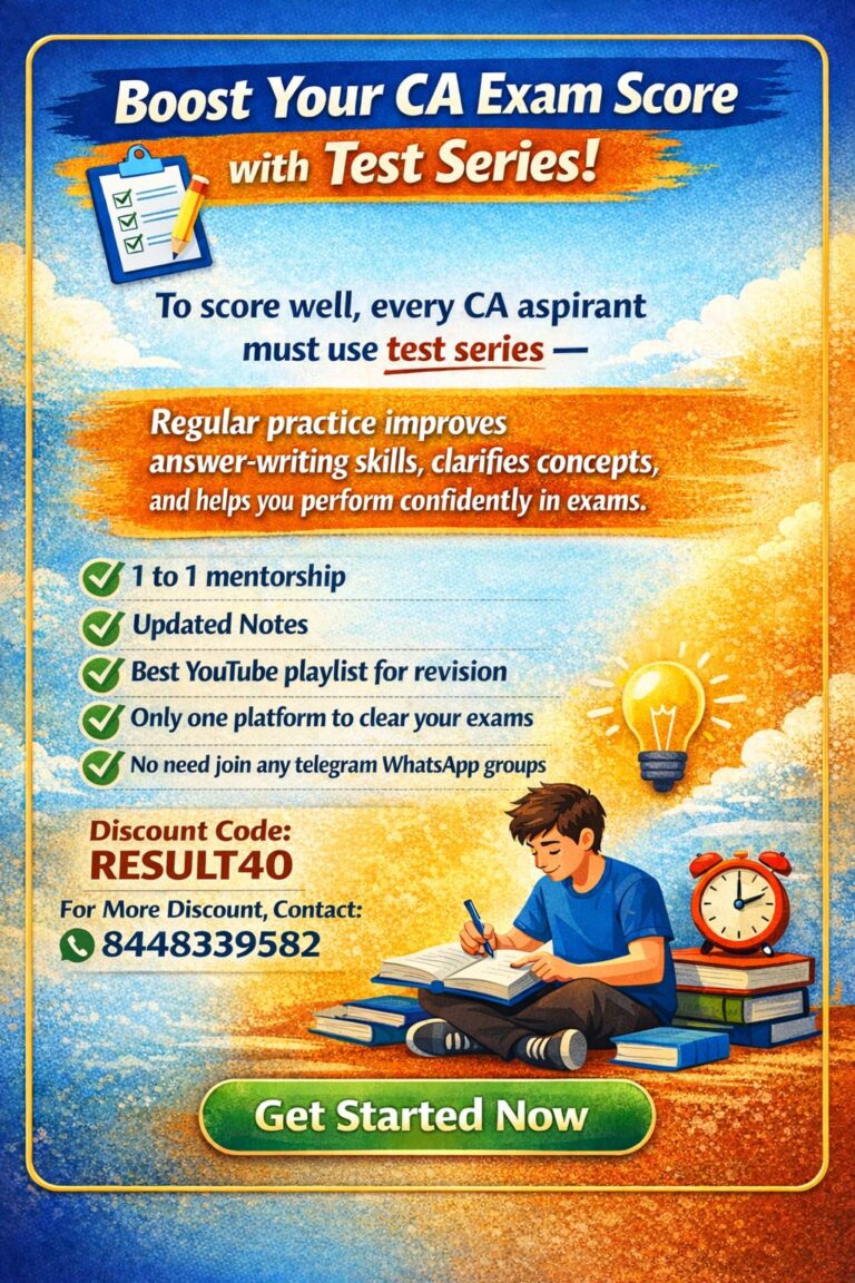 Ultimate Chapter-Wise Test Series – CA Toppers Examination